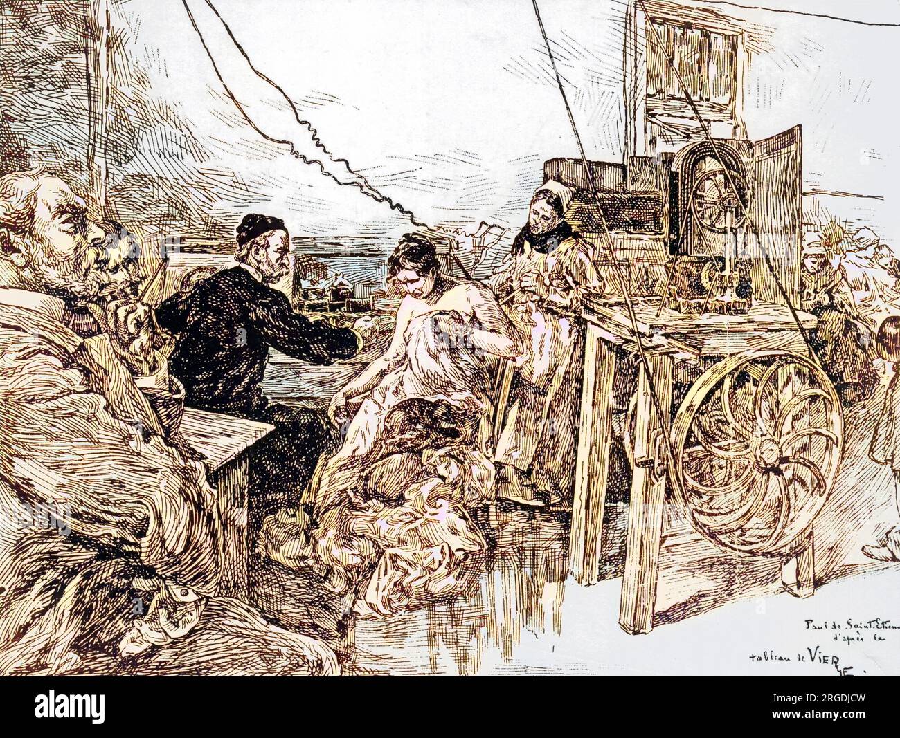 Doctor Vigouroux's electro-diagnostic at La Salpetriere Stock Photo - Alamy
