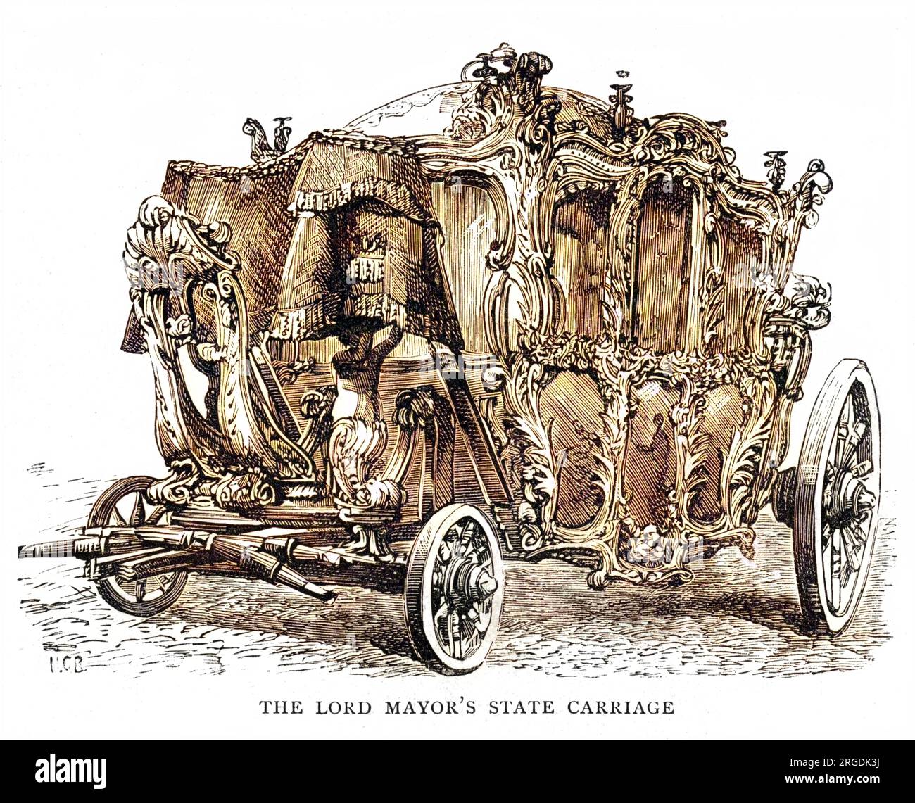 Lord Mayor of London's State Carriage Stock Photo - Alamy