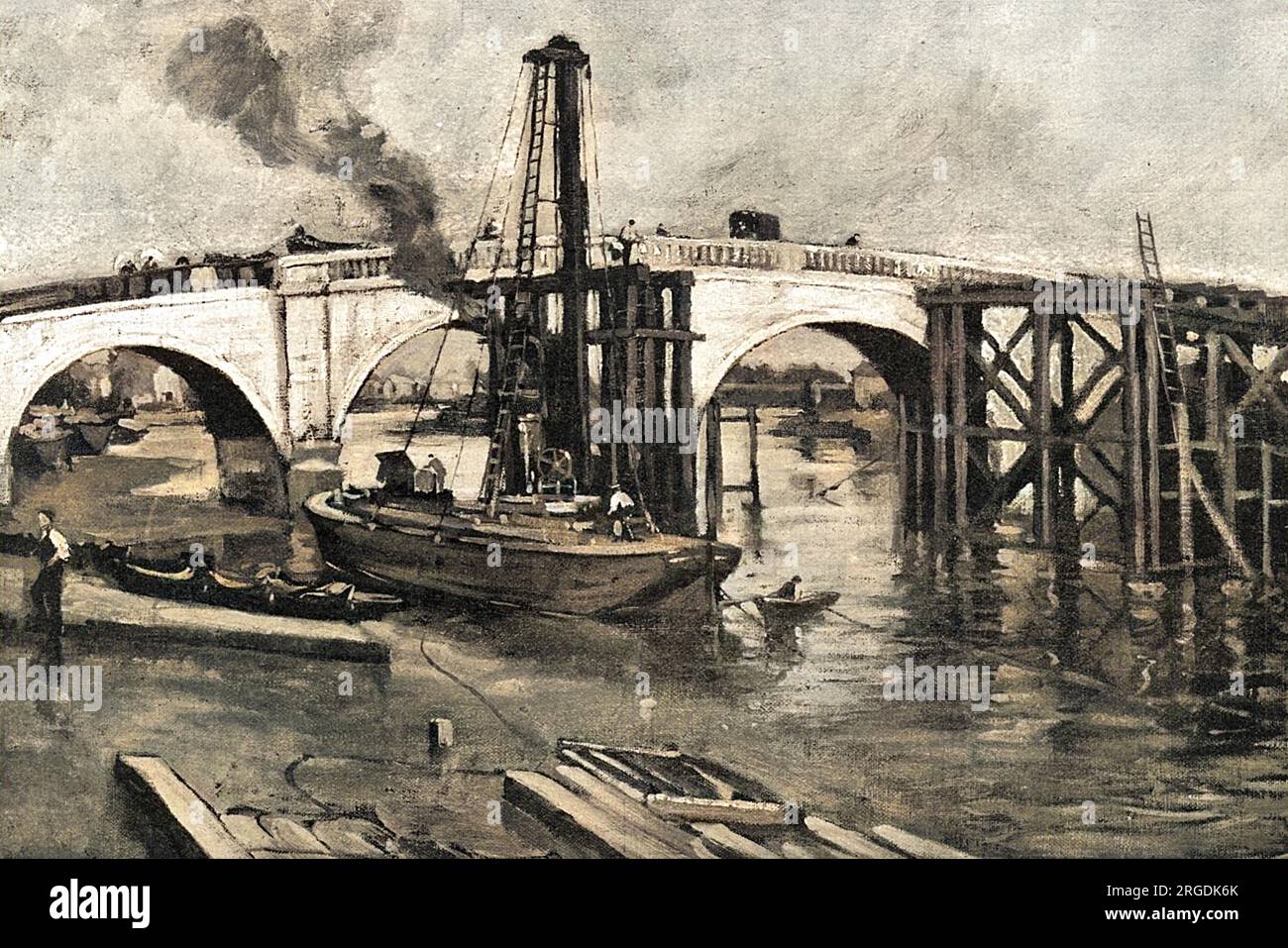 Old kew bridge hi-res stock photography and images - Alamy