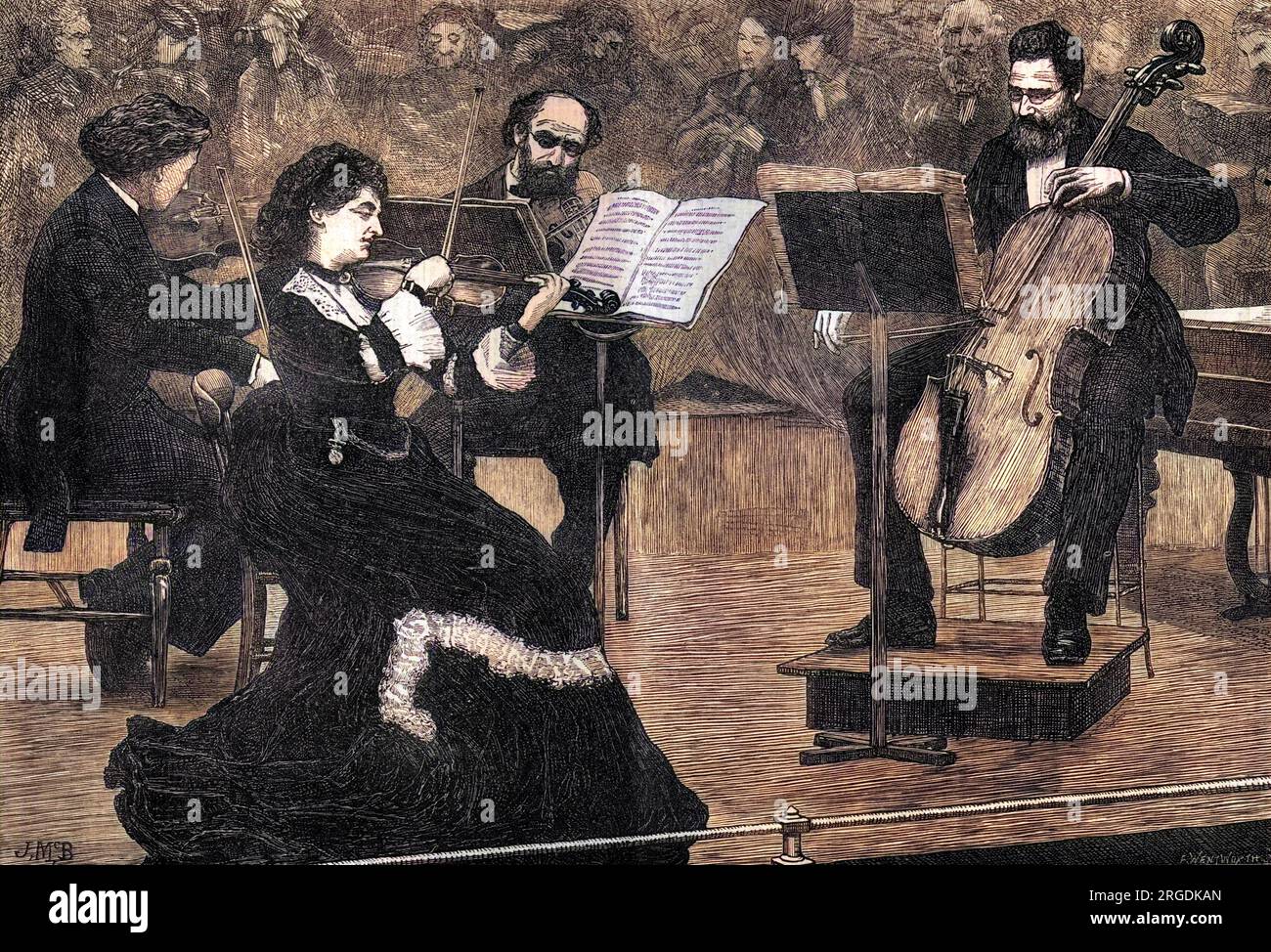 Mr.L.Ries, Madame Norman-Neruda, Herr Straus and Signore Piatti ...