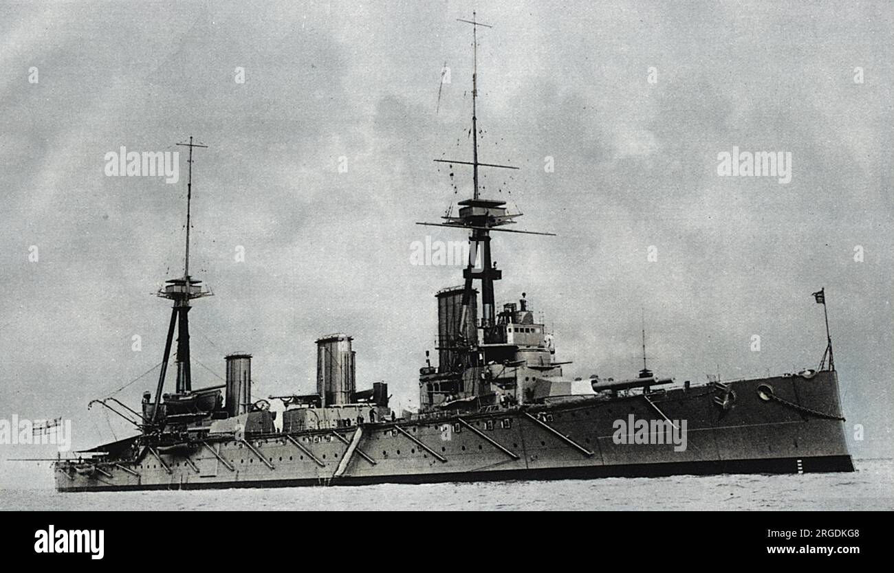 The Indefatigable was launched in 1909, lead ship of the Royal Navy ...