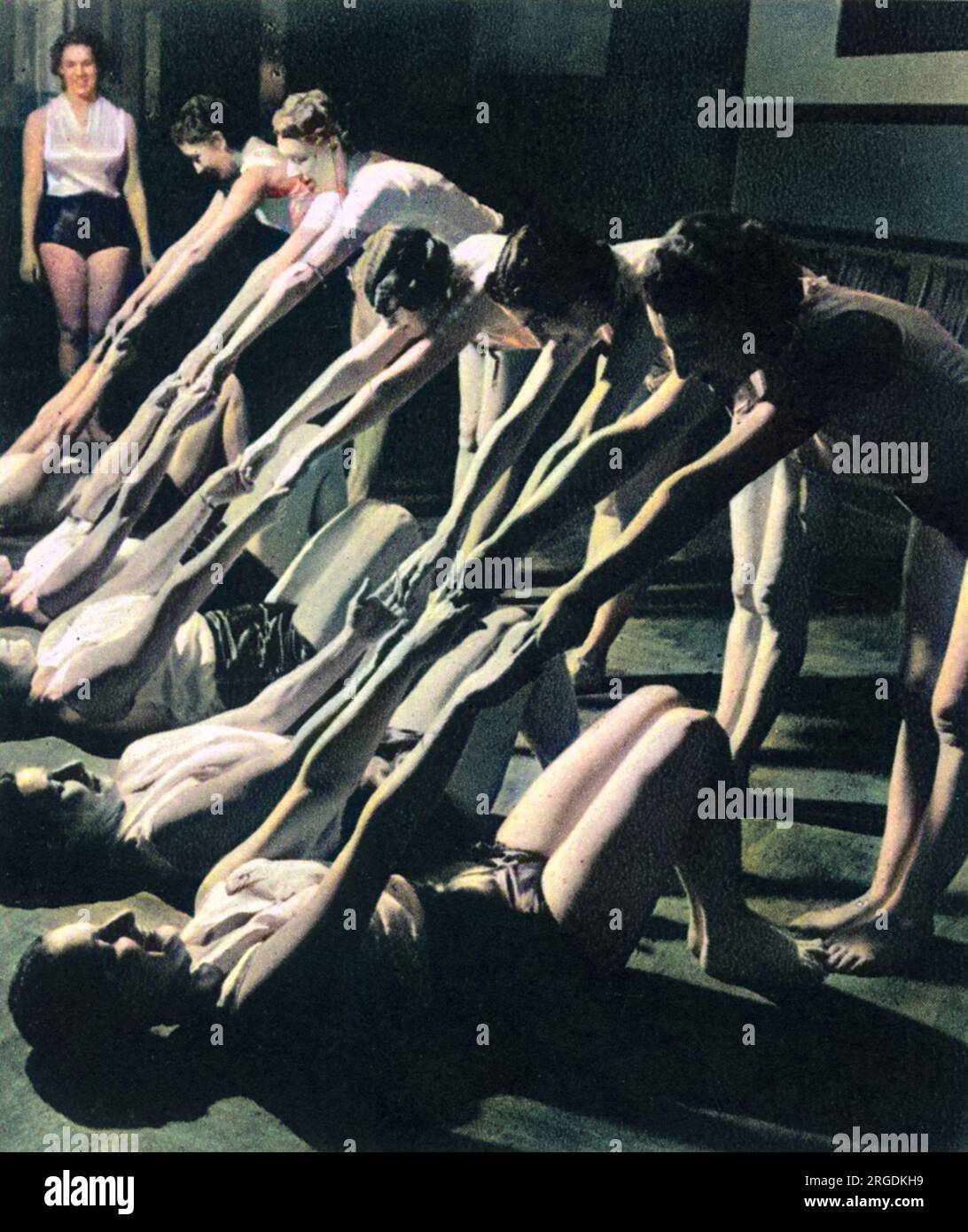 Health and beauty-a morning exercise class at Harrington Road, London ...