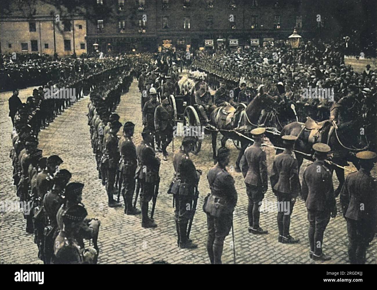 The funeral procession of Lieutenant General Sir James Moncrieff ...
