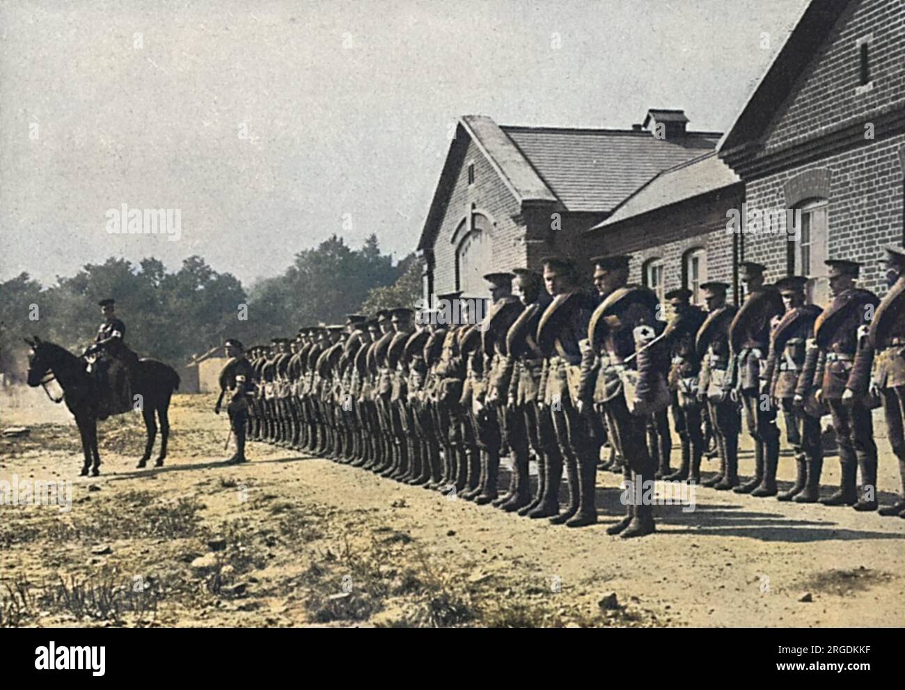 The Sanitary Detachment of the Royal Army Medical Corps, whose role was ...