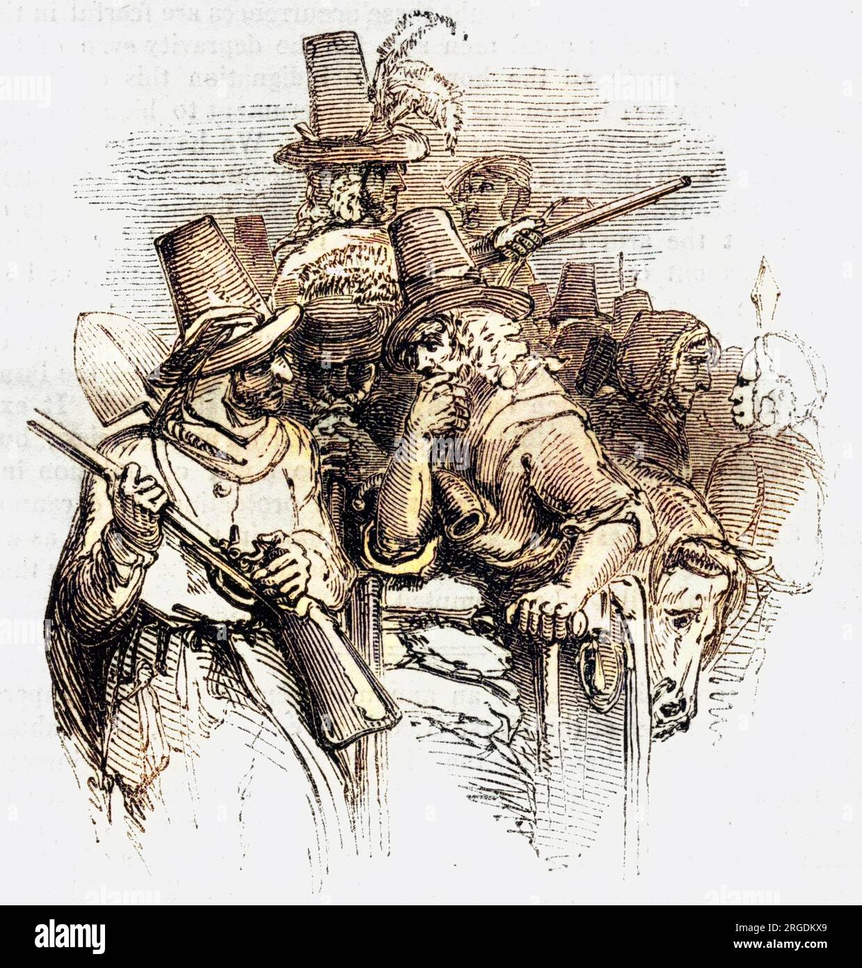 REBECCA RIOTS during which toll gates were attacked in South Wales ...