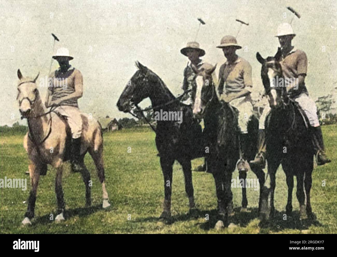 Polo team of the Njoro ground, 7,100 feet above sea level in British ...