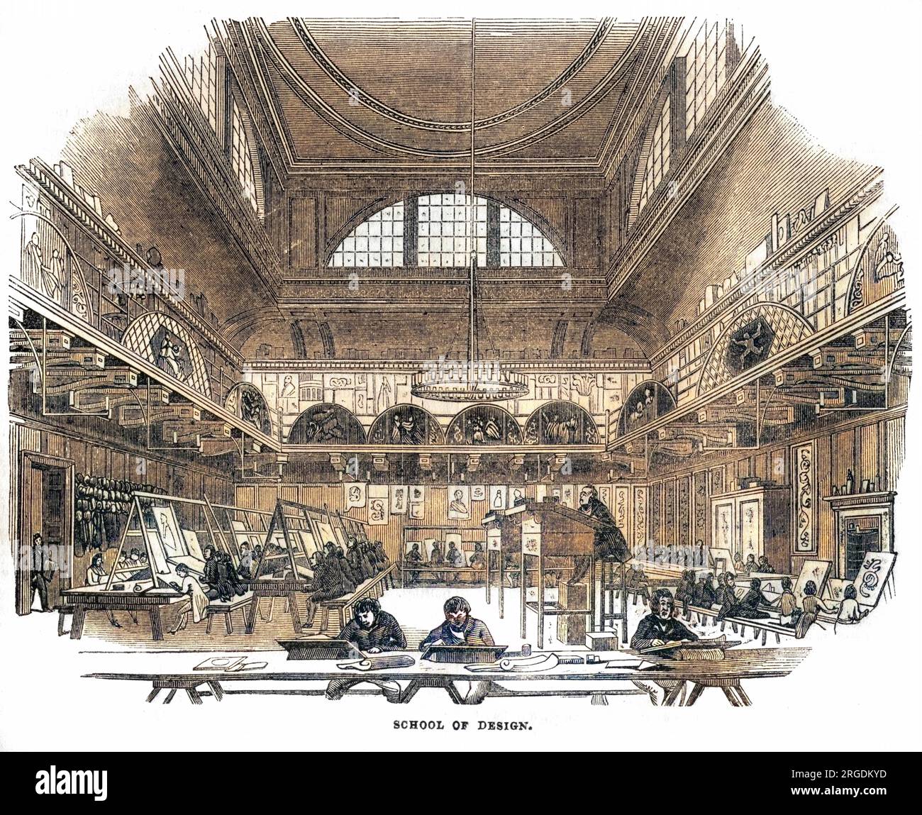 The Government School of Design, at Somerset House, London. Concerned ...