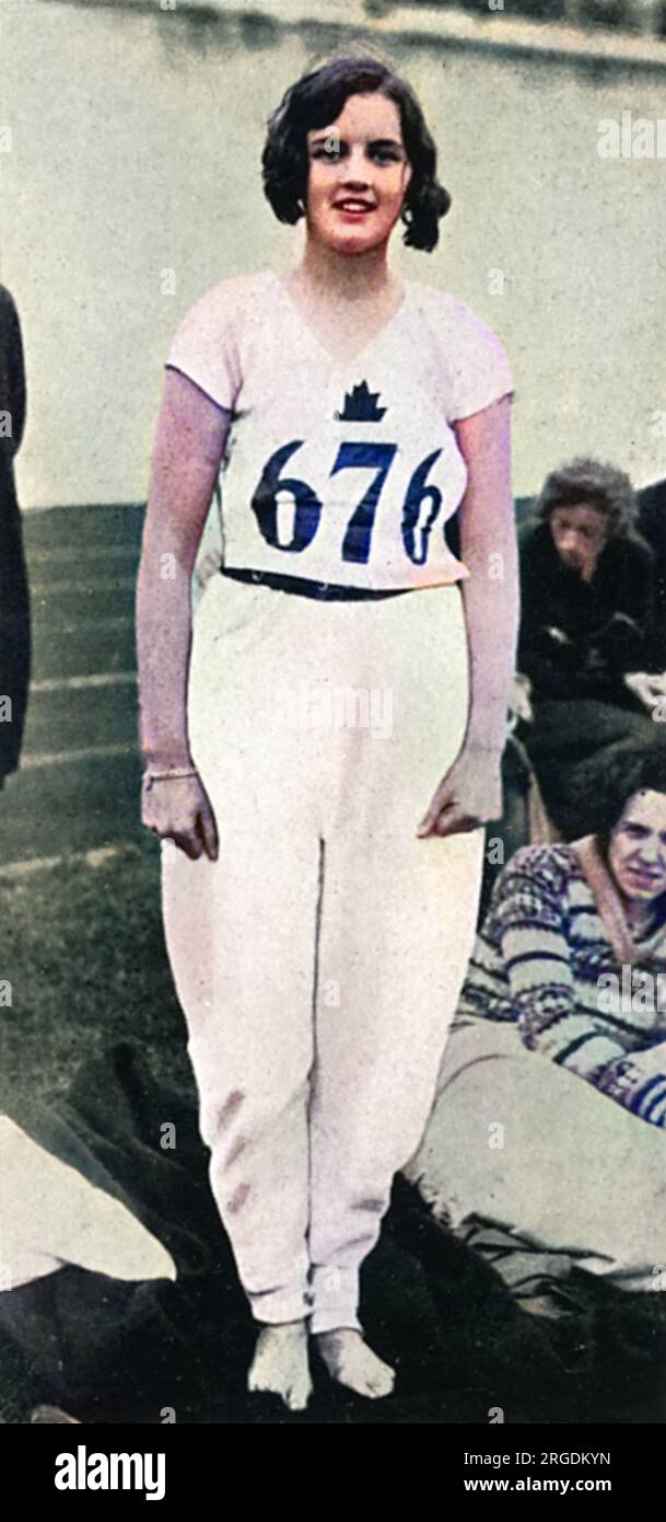 Ethel Mary Catherwood (1908-1987), Canadian athlete and winner of the ...