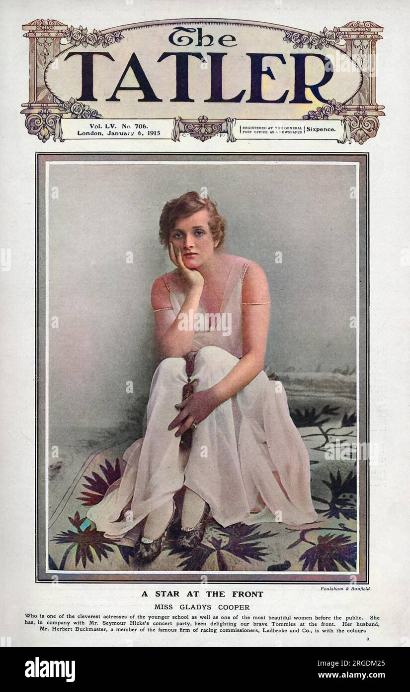 Gladys Cooper (1888 - 1971), English stage and screen actress, pictured ...