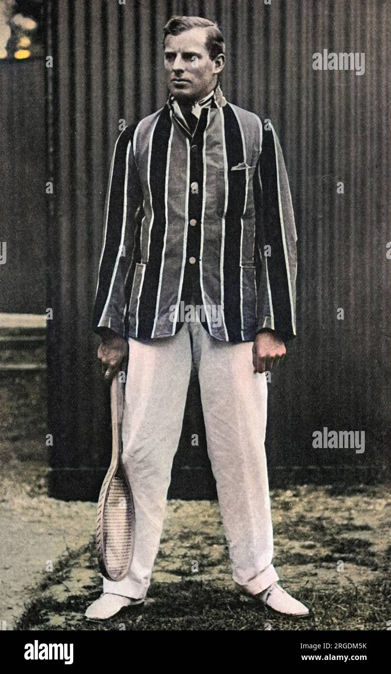 Photograph of New Zealand tennis player, Anthony Frederick Wilding ...
