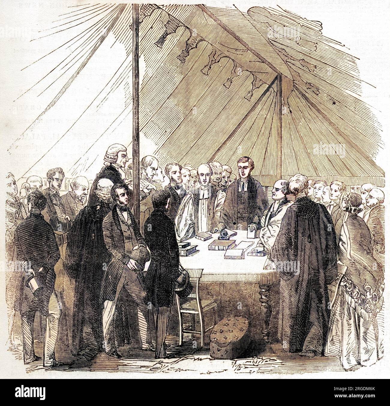 The consecration of the cemetery of the new Middlesex Pauper Lunatic ...