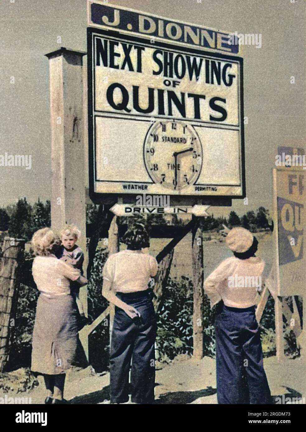 The theme park 'Quintland' that was constructed around the Dionne ...