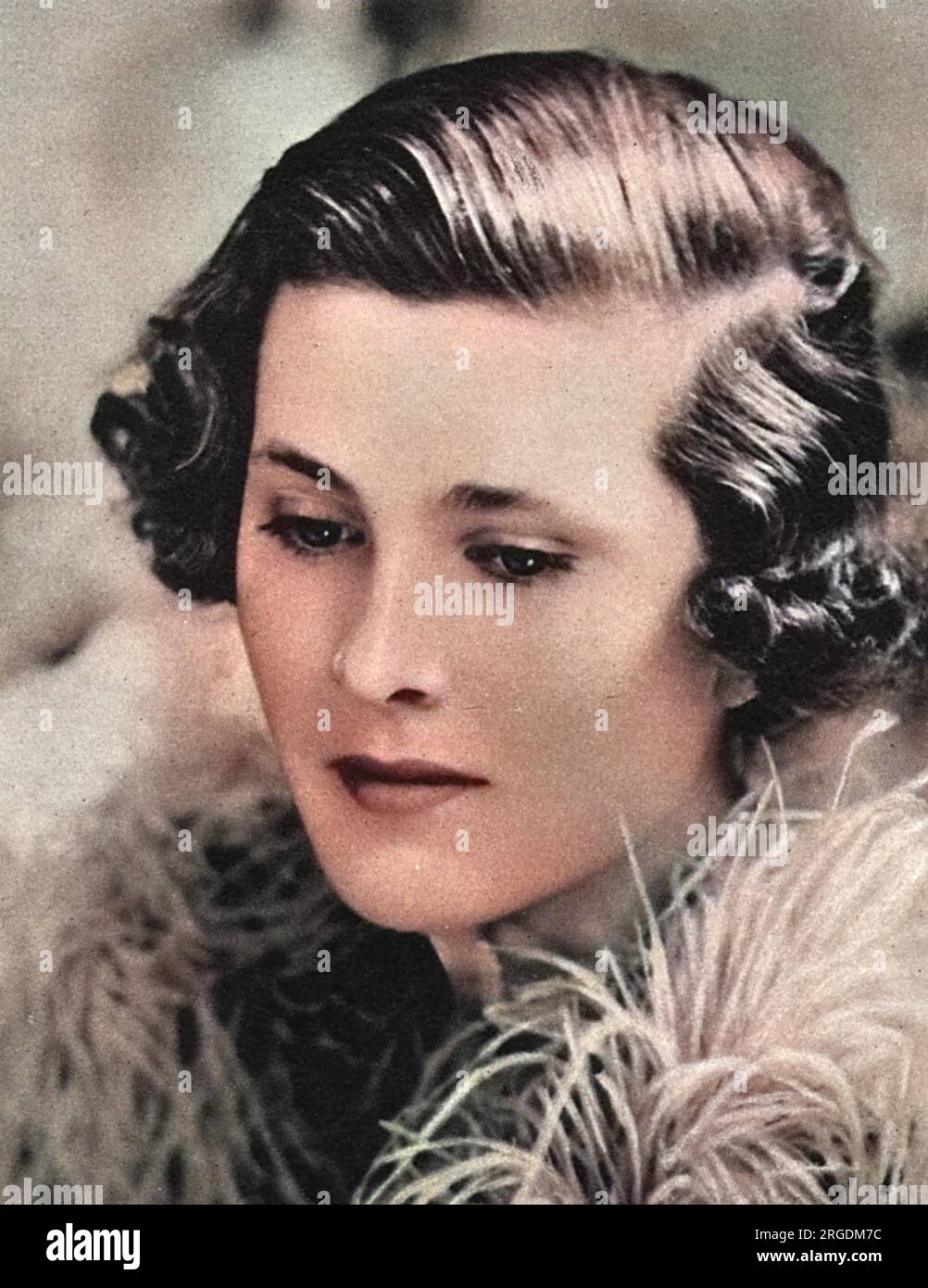 Lady Georgiana Mary Curzon, daughter of the fifth Earl of Curzon and ...