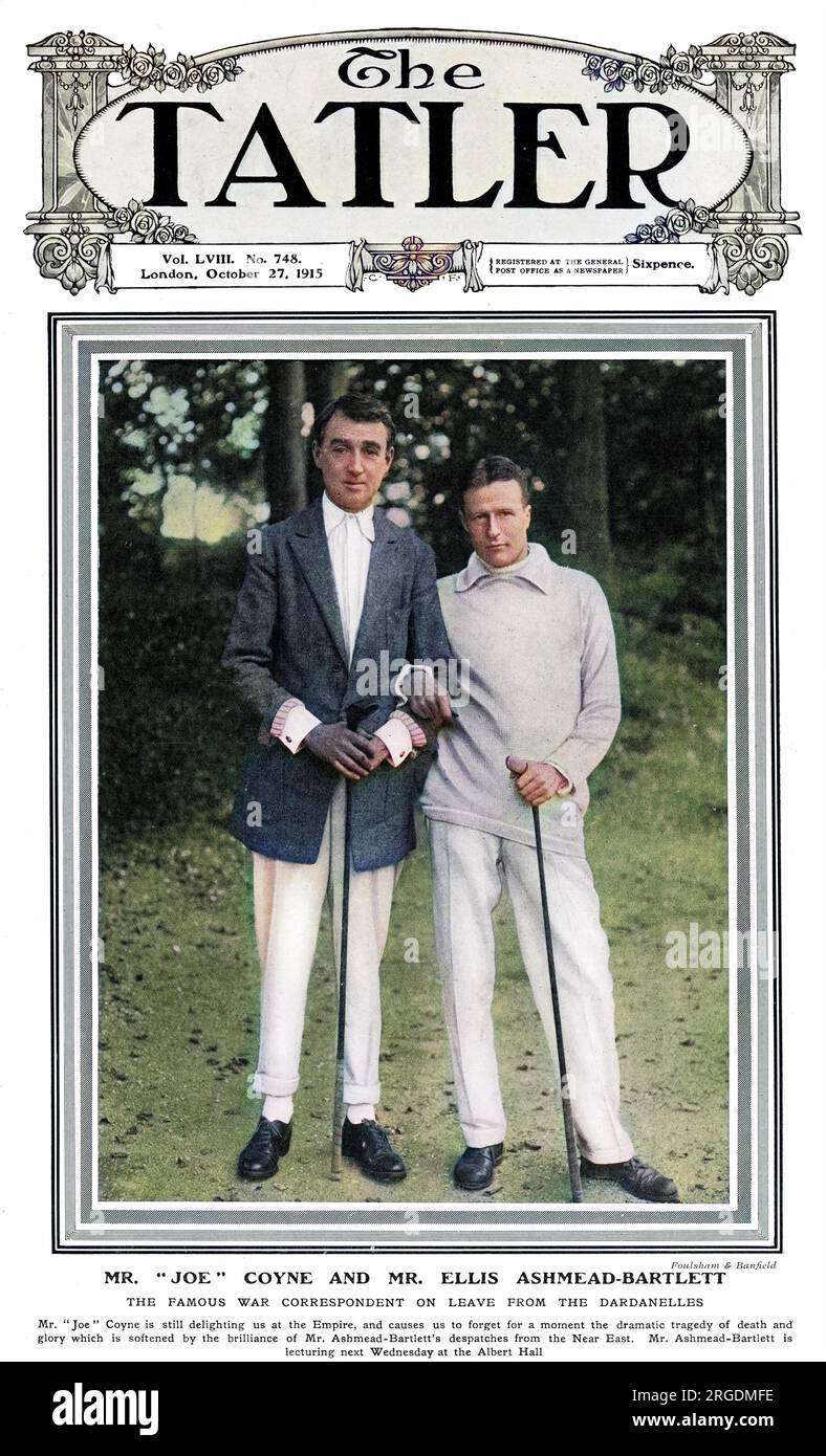 Front cover of The Tatler featuring Joseph (Joe) Coyne (1867-1941 ...