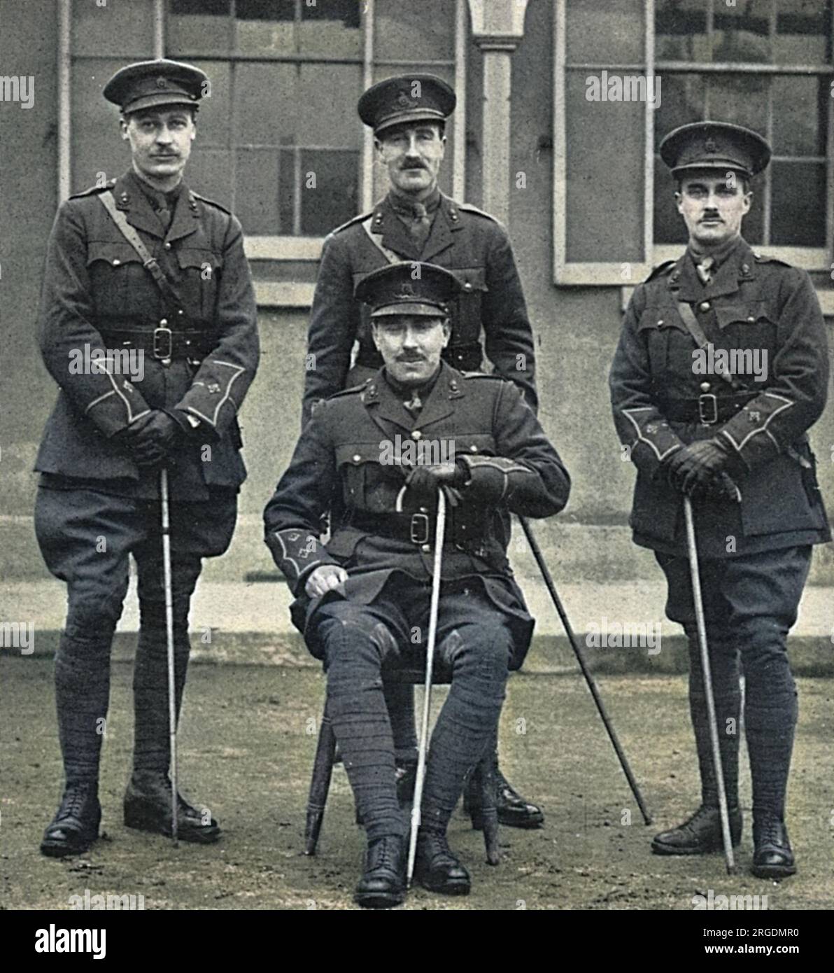 Some officers of the Royal Garrison Artillery, self-styled 'The Press ...