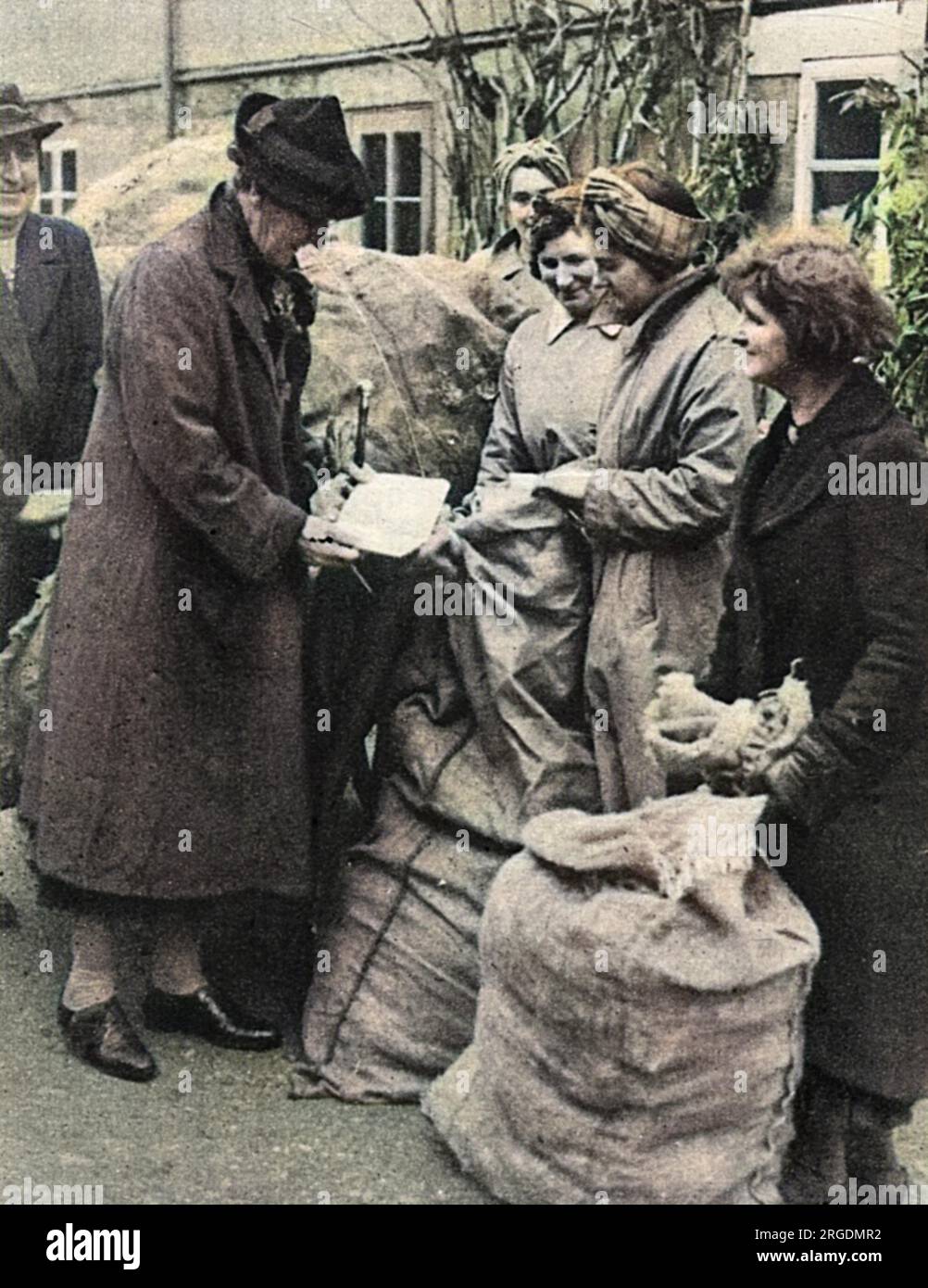 In Holt, a Wiltshire village, Lady Cecilie Goff and members of the ...