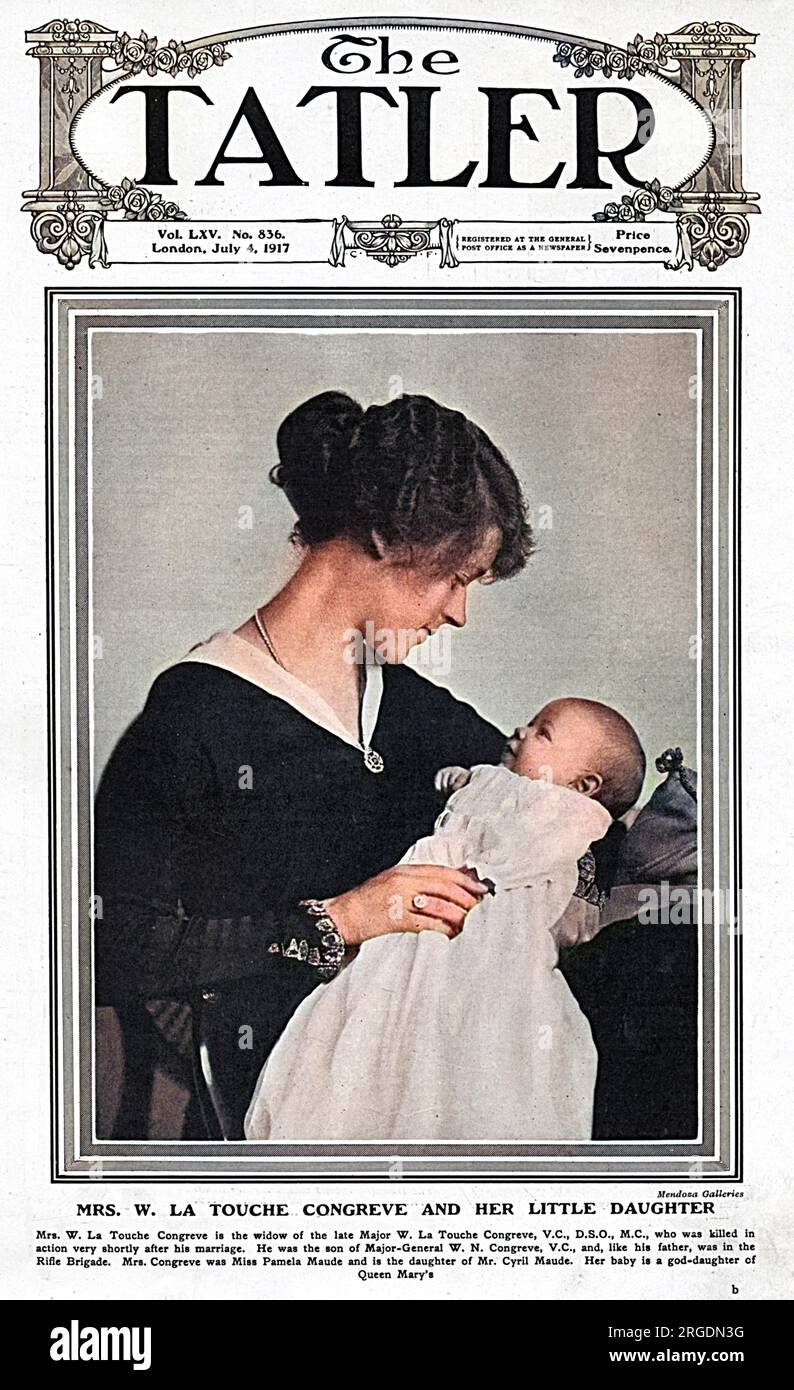 Mrs William La Touche Congreve, wife of Major William ('Billy') La ...