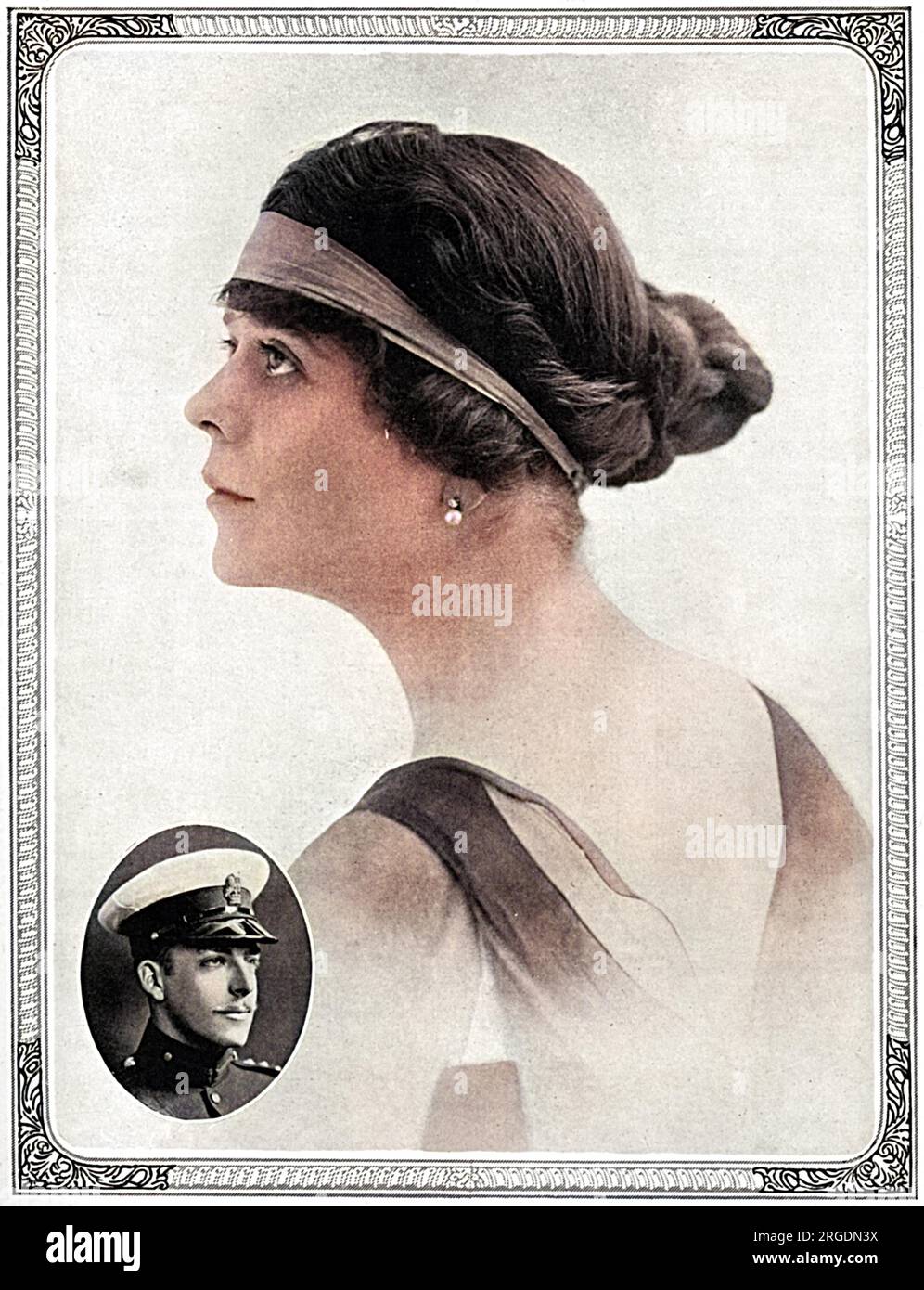 The Hon. Mrs Lyndhurst Bruce, formerly the Edwardian actress, Camille ...