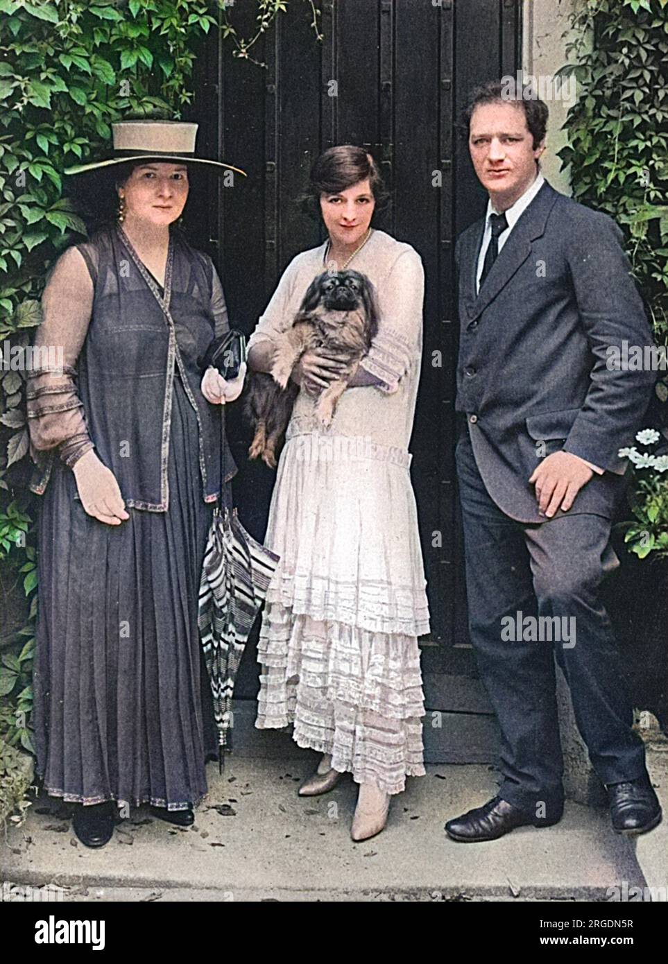 Actress Doris Keane, enjoying a rest in Cornwall after appearing in ...
