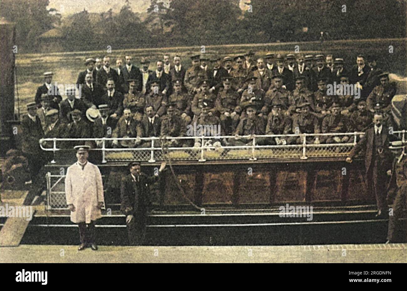 An up river trip on the River Thames from Kingston to Walton and back ...