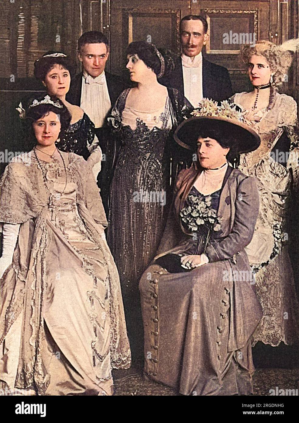 An interesting photograph showing the acclaimed stage beauty, Mrs ...