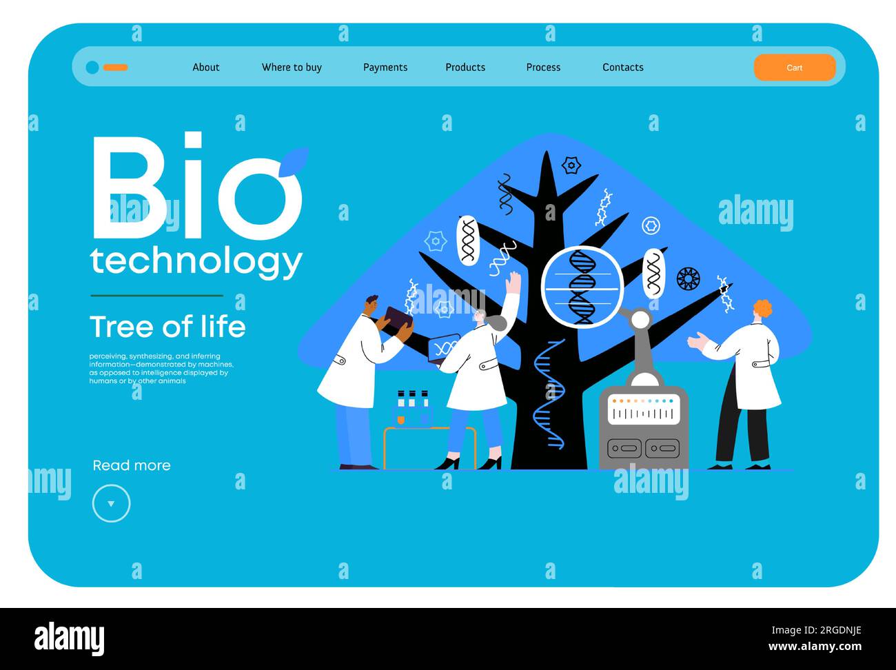 Sequencing machine Stock Vector Images - Alamy