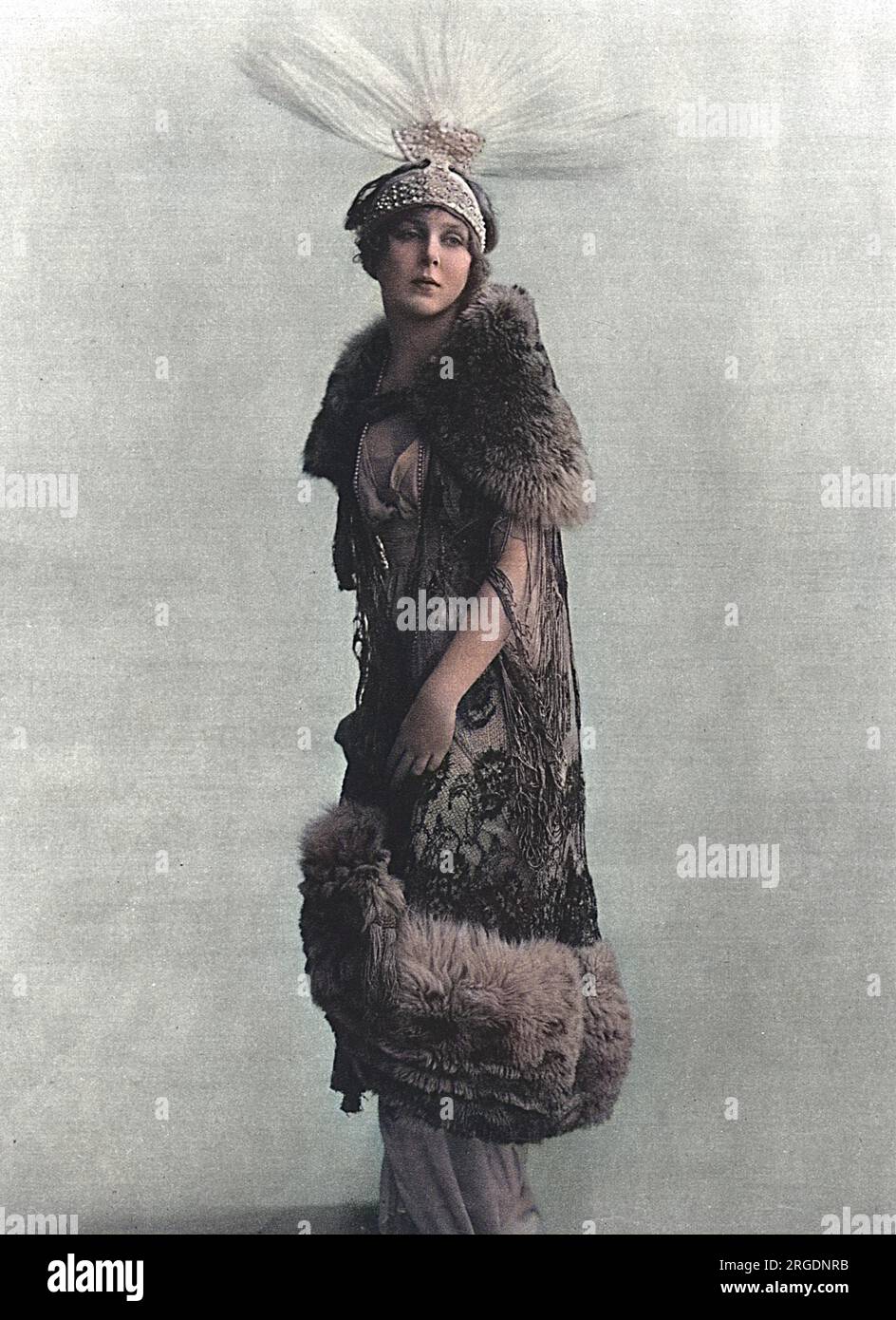 Lady Diana Manners (1891-1981), British society beauty, actress and wife of Duff Cooper. Later ...