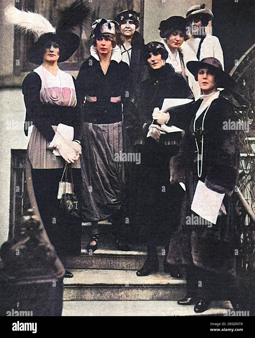 A group of well known society ladies, dubbed by The Tatler, 'Some ...