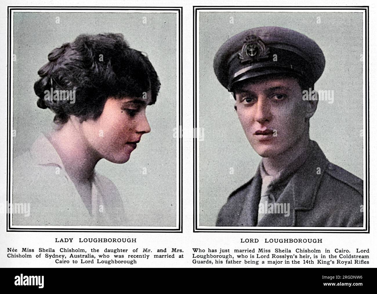 Margaret Sheila Mackellar Chisholm, daughter of Harry Chisholm of ...