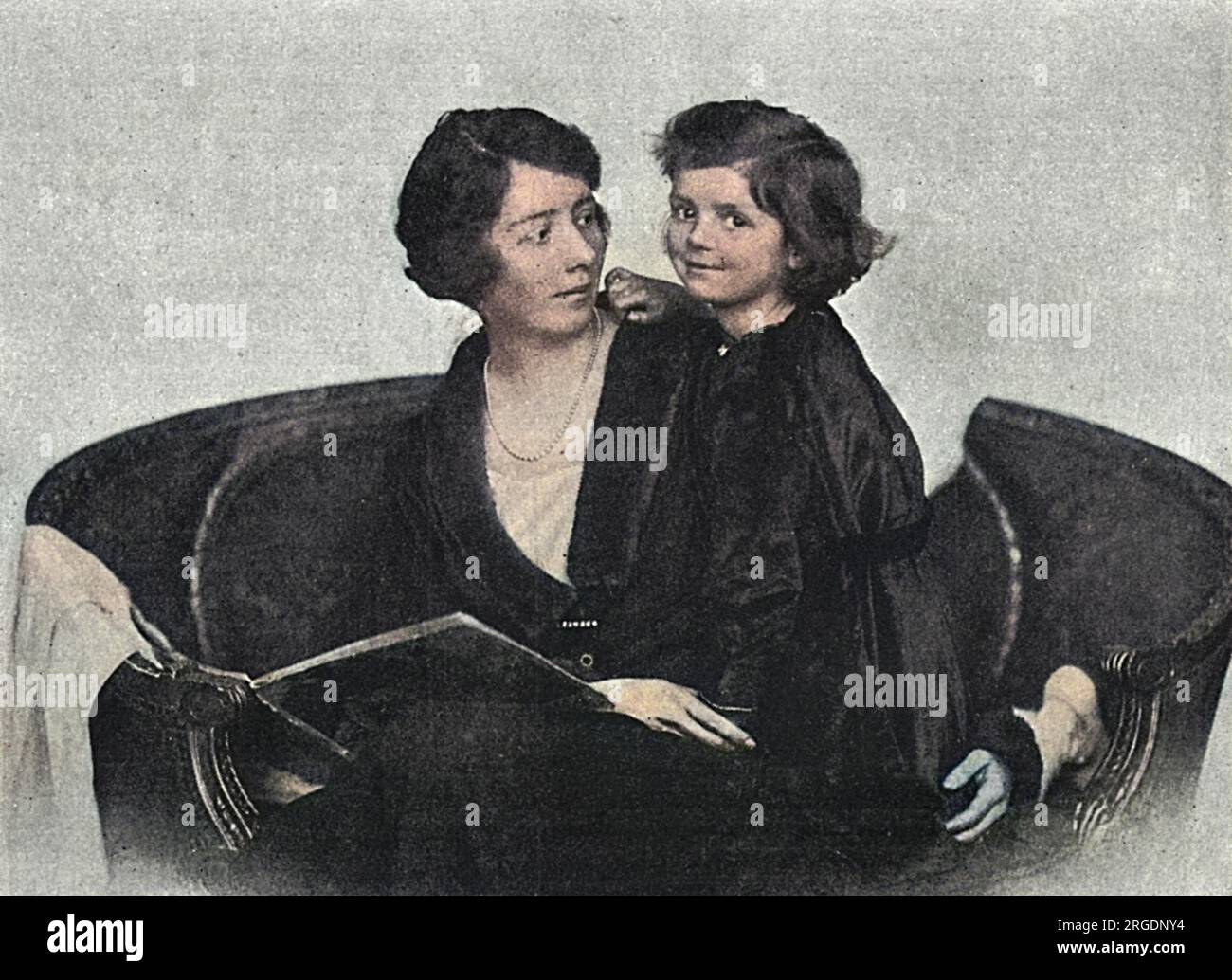 Lady Rosabelle Brand, daughter of the Earl of Rosslyn pictured with her ...