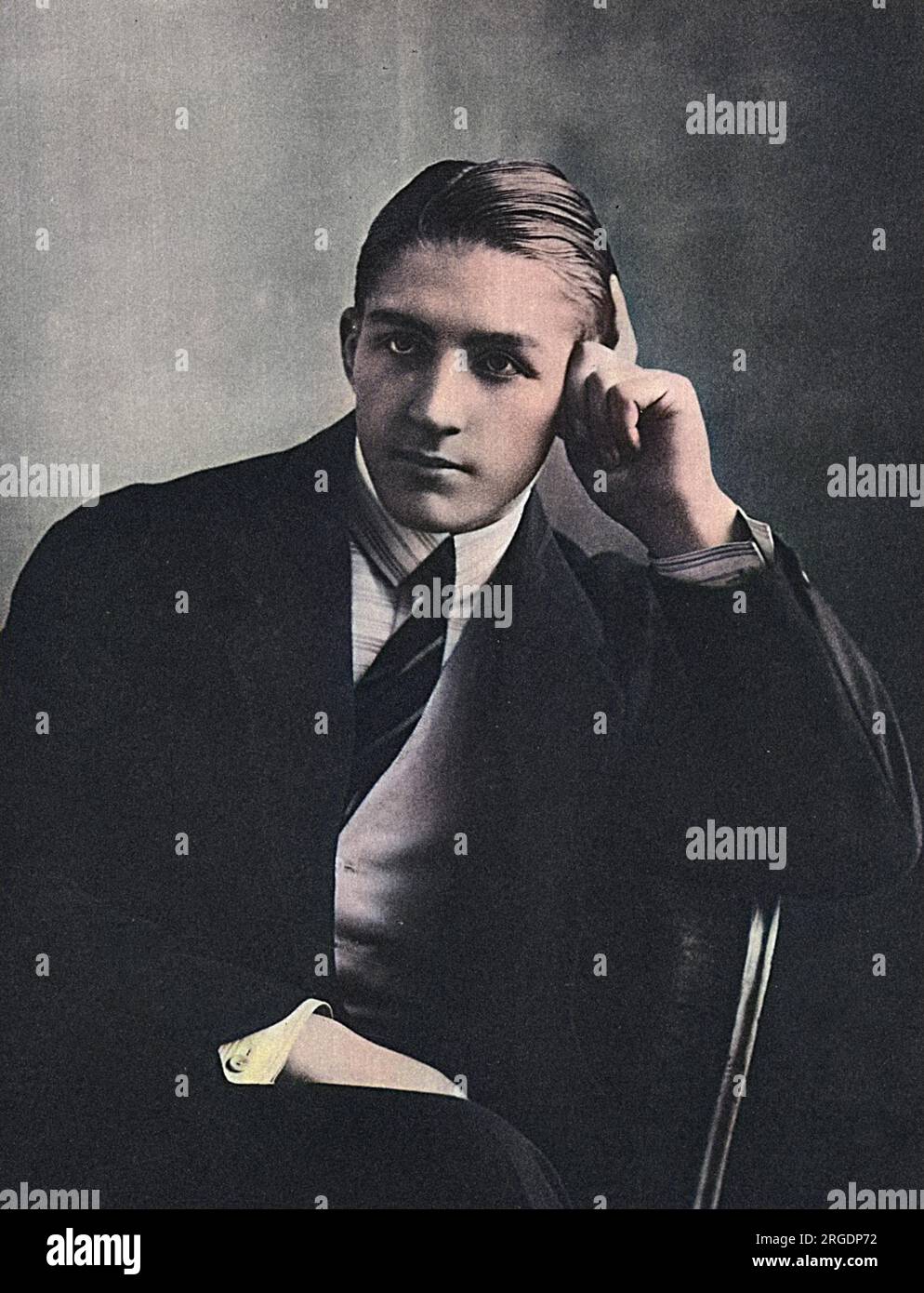 Georges Carpentier (1894 - 1975), French boxer, described by The Sketch ...