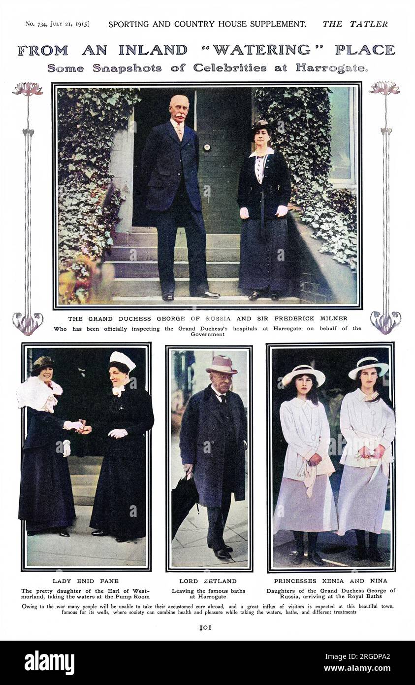 Photographs showing various members of society enjoying the delights of ...