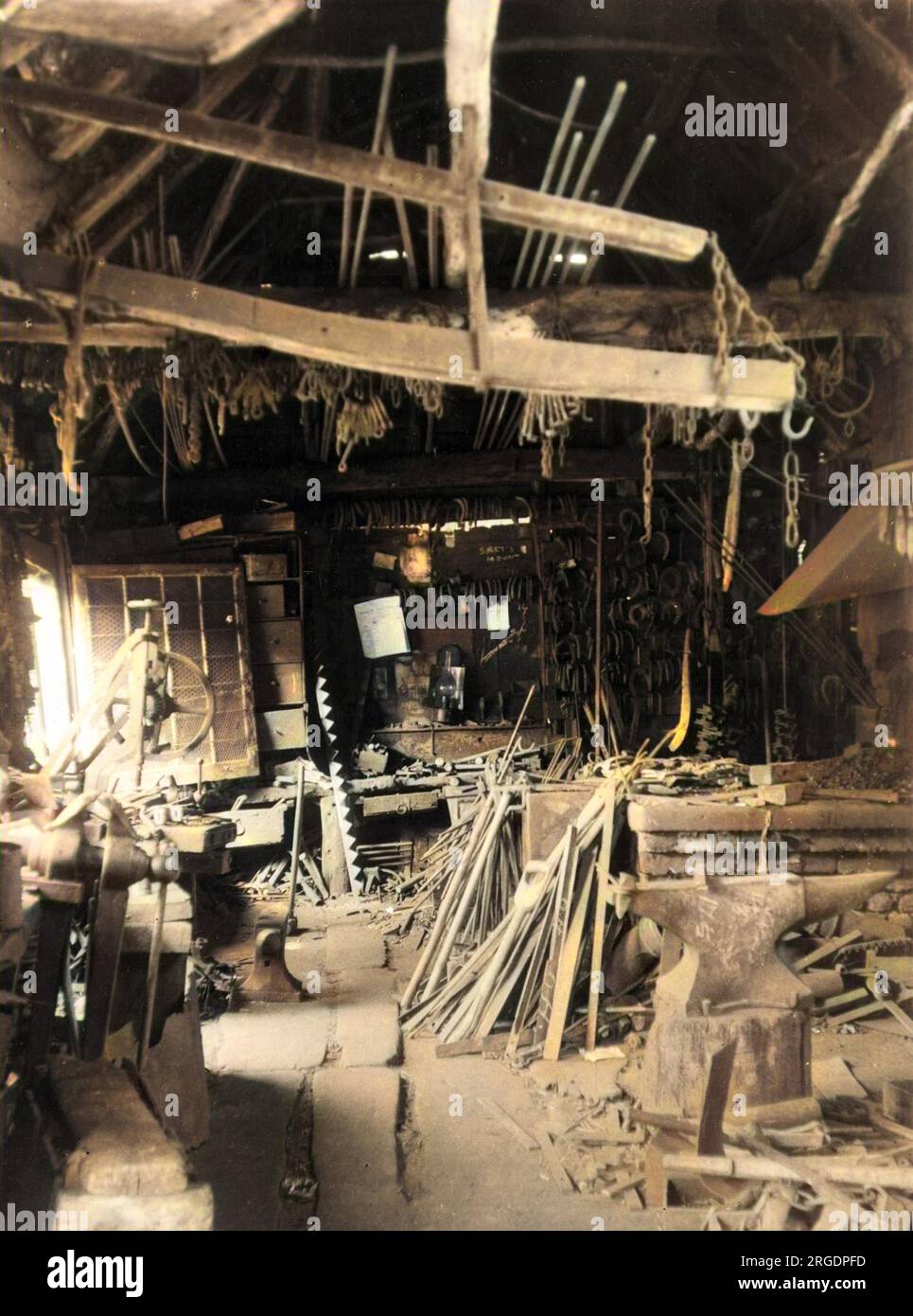 Interior old smithy blacksmiths hi-res stock photography and images - Alamy