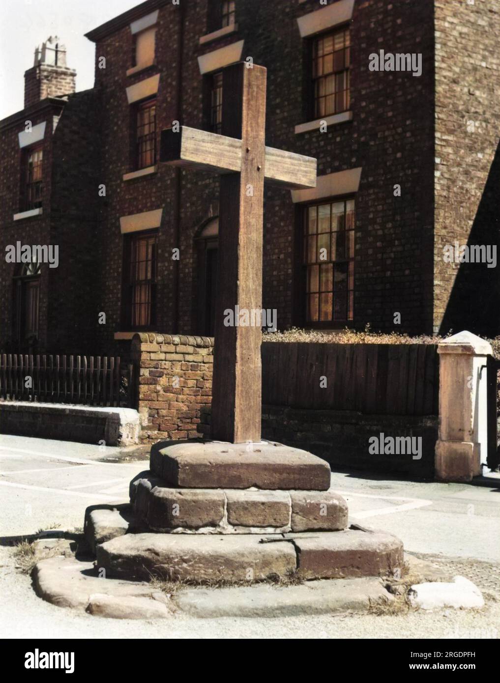 The site of the ancient Roman Catholic Cross at Great Crosby ...