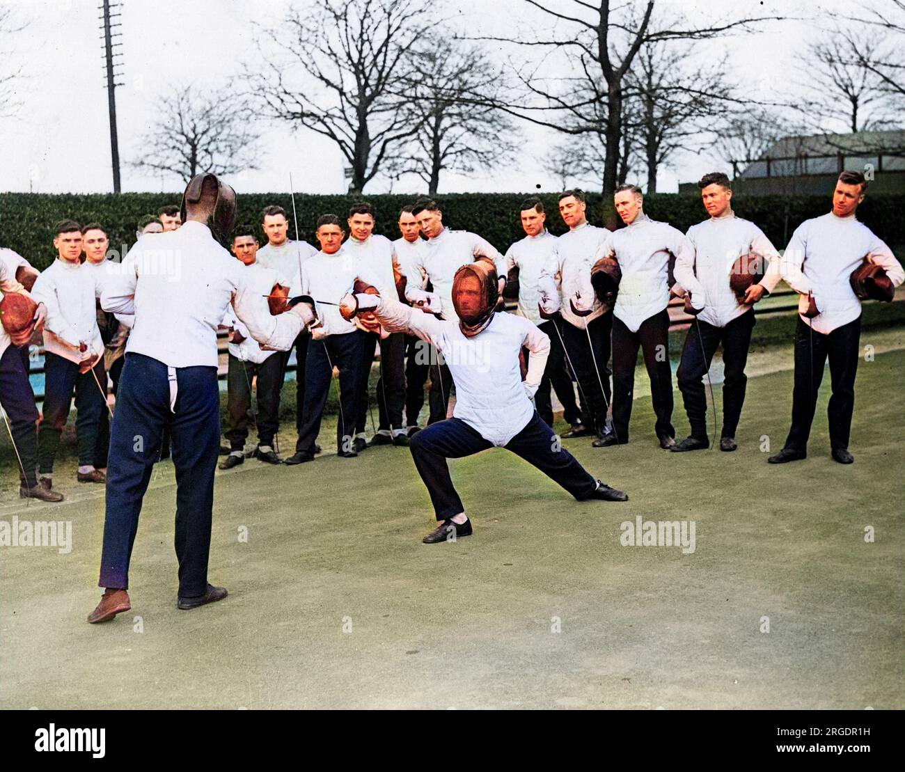 Young army cadets at Aldershot Barracks, Hampshire, England, enjoying a ...