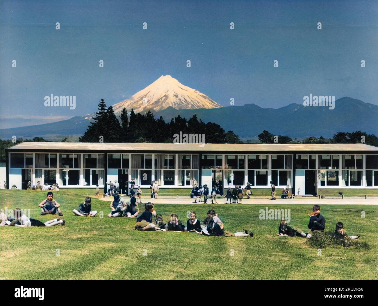 A 'modern' country school in New Zealand. The classrooms are designed ...