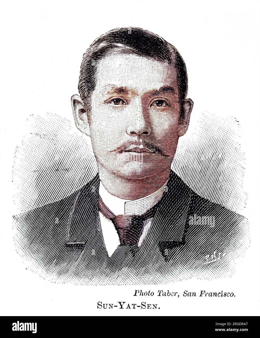 SUN YAT-SEN Chinese doctor and revolutionary statesman, at the time of ...