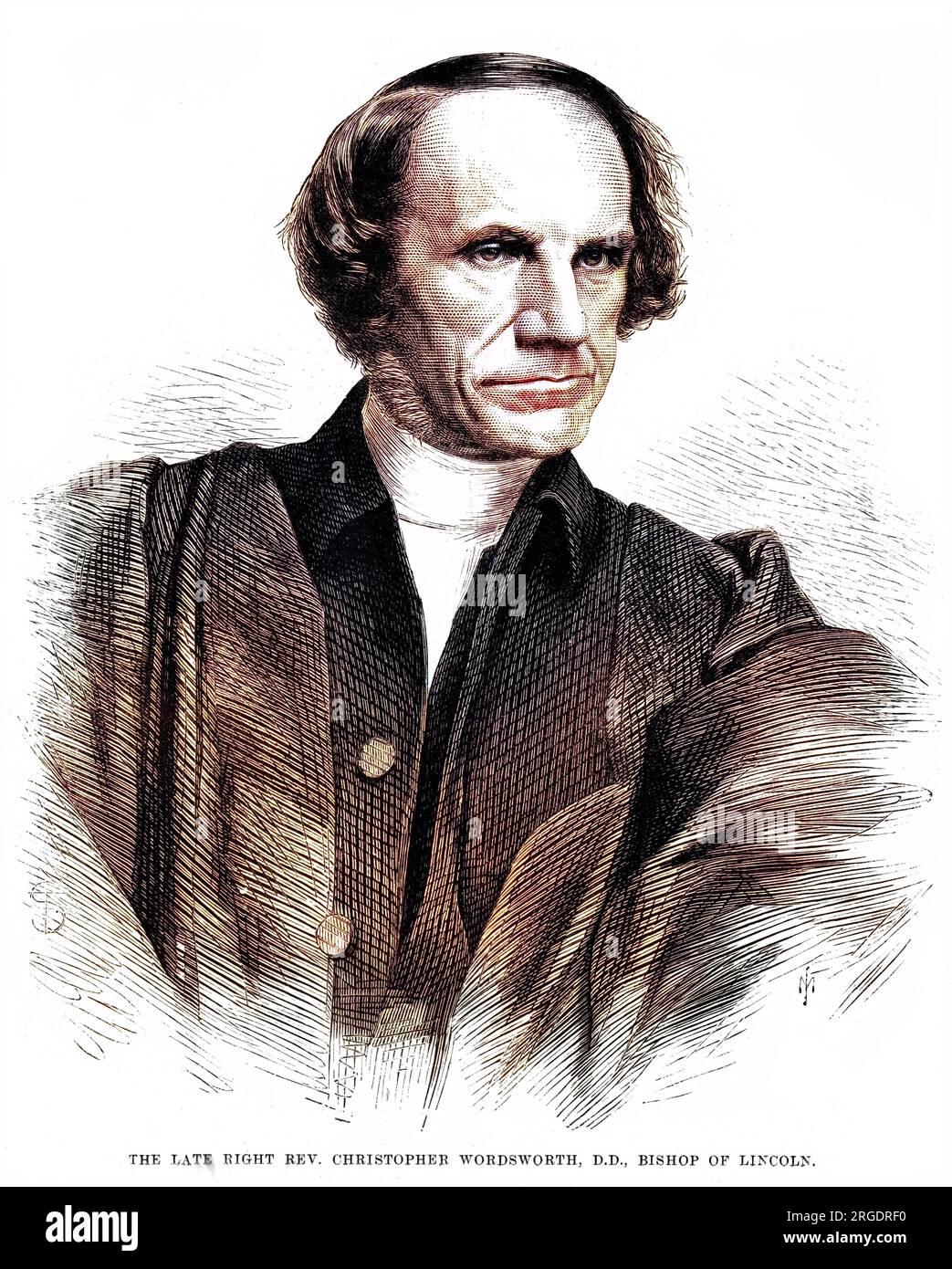 CHRISTOPHER WORDSWORTH (1807 - 1885), churchman, bishop of Lincoln ...