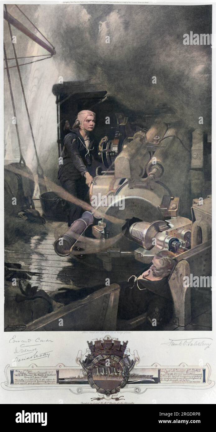 John 'Jack' Travers Cornwell (1900-1916), posthumously awarded the ...