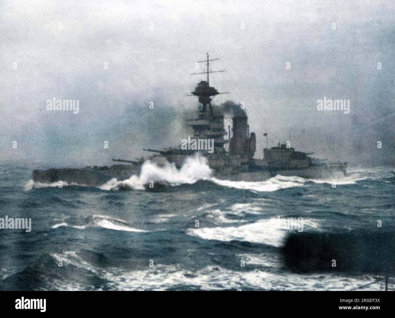 HMS Iron Duke, British battleship, launched 1912, served as the ...