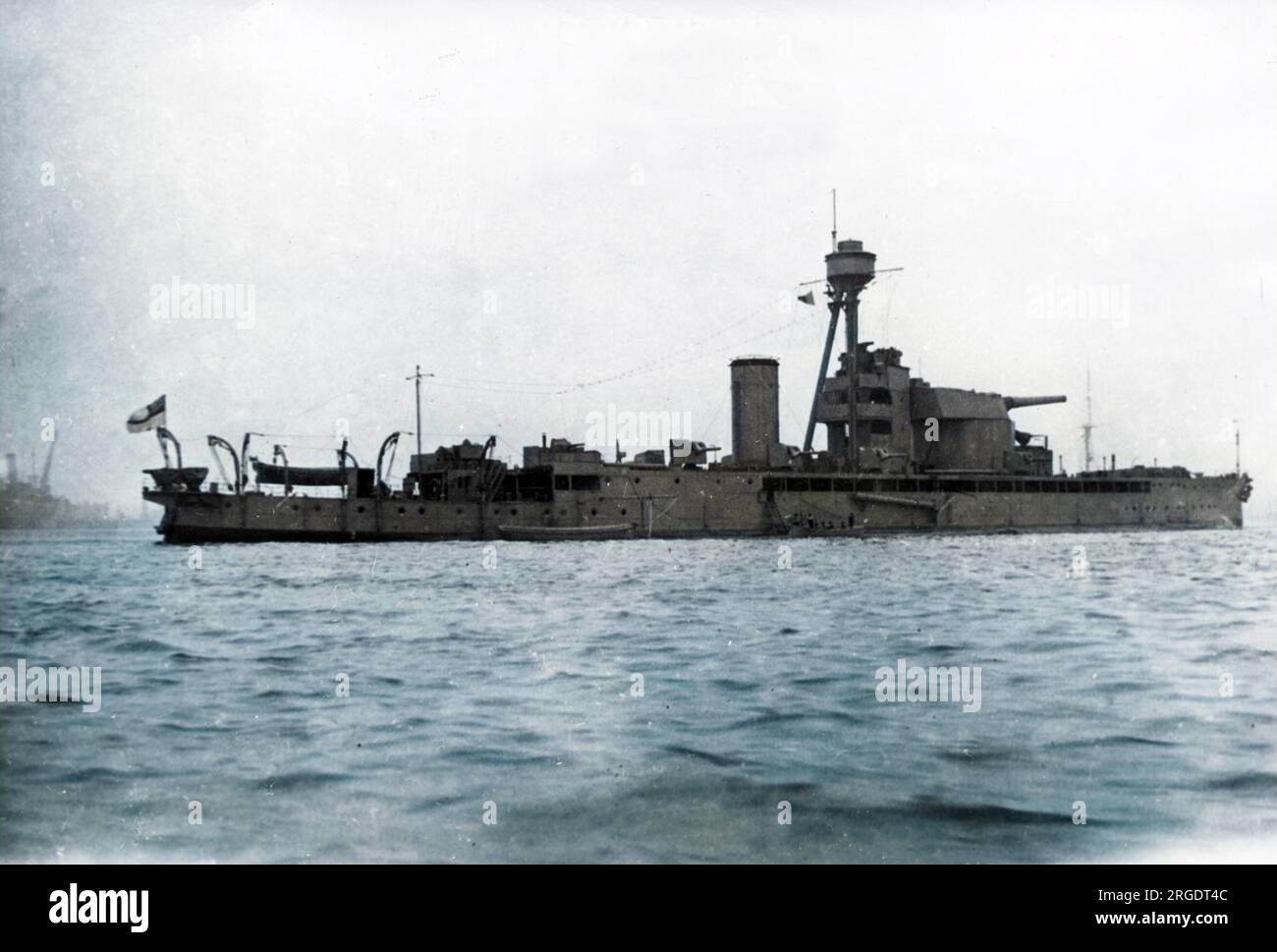 HMS Terror, a British Erebus-class monitor (small warship), seen here ...