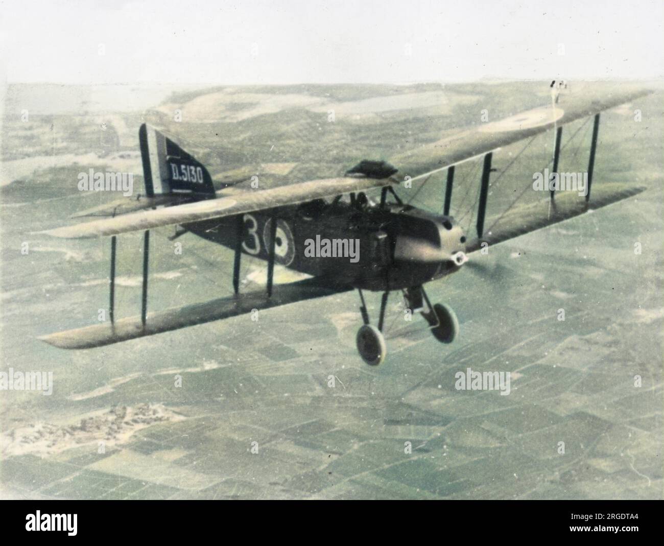 A British Armstrong Whitworth FK8 two-seater general purpose biplane in ...