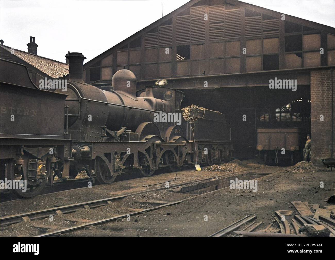 Steam locomotive and tender hi-res stock photography and images - Alamy