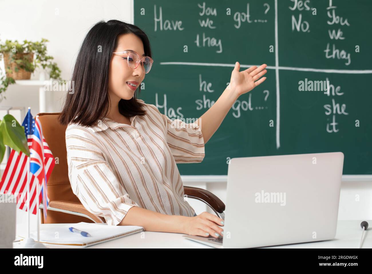 English Teacher Teaching