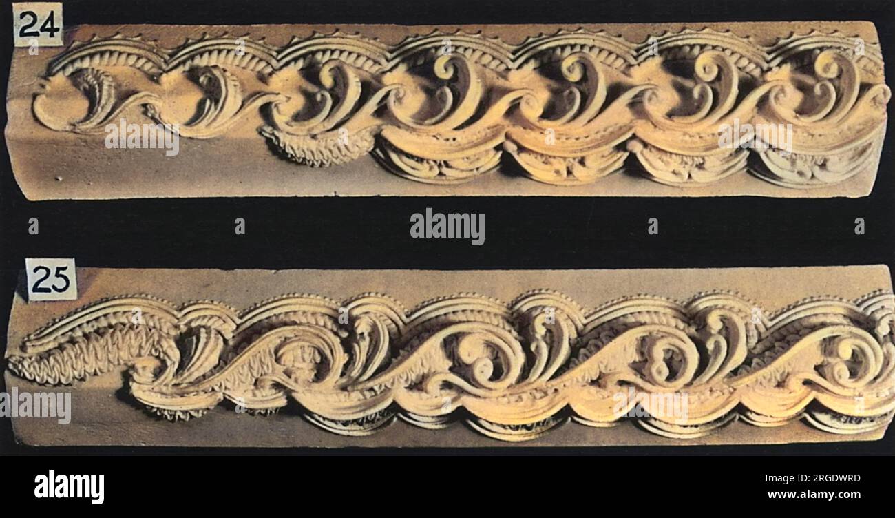 Cake Border and Side Scroll Designs, (24) Reversed 'C' Scroll Border ...