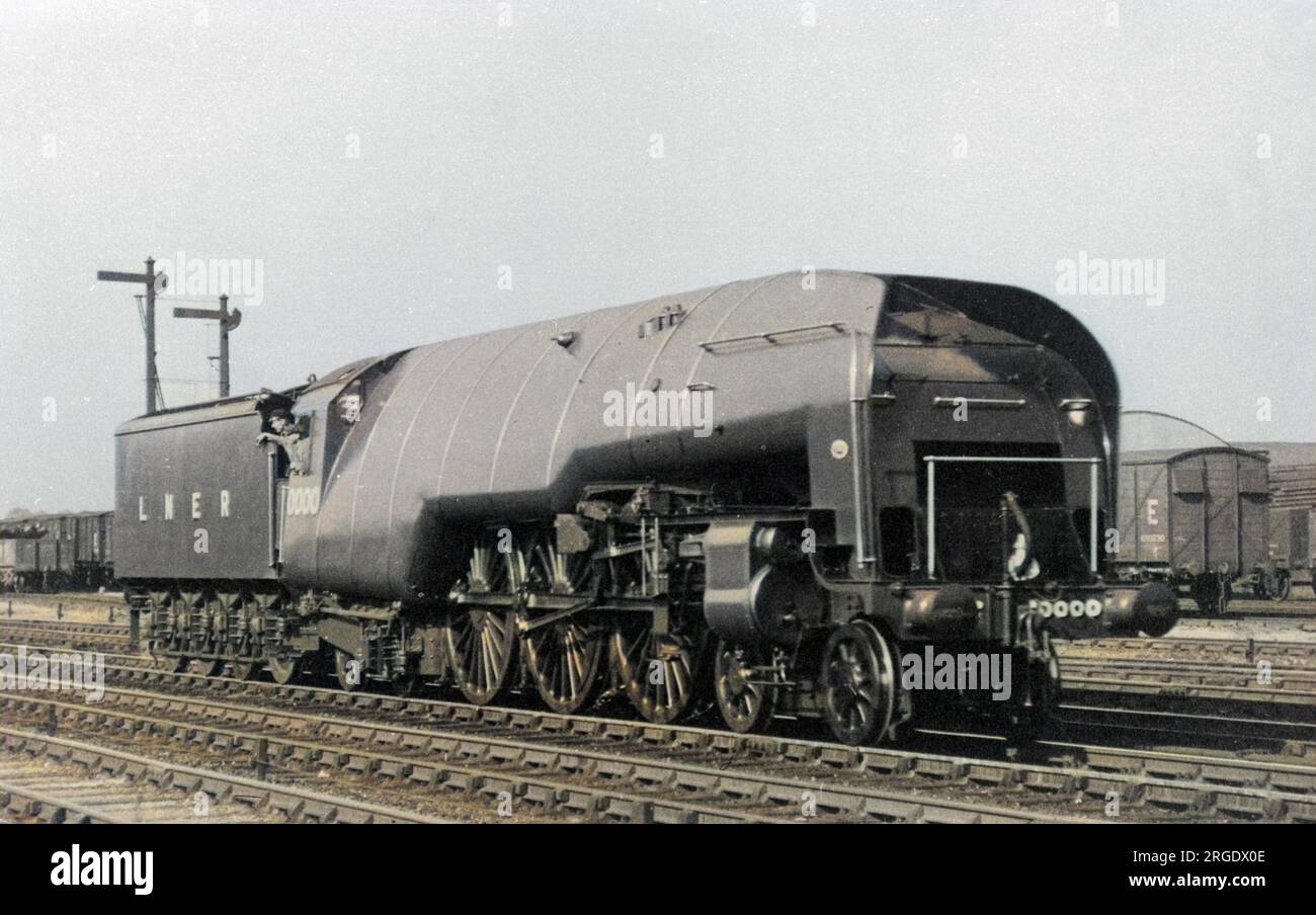 LNER, W1 10000 'Hush Hush ' - built 1929 Stock Photo - Alamy