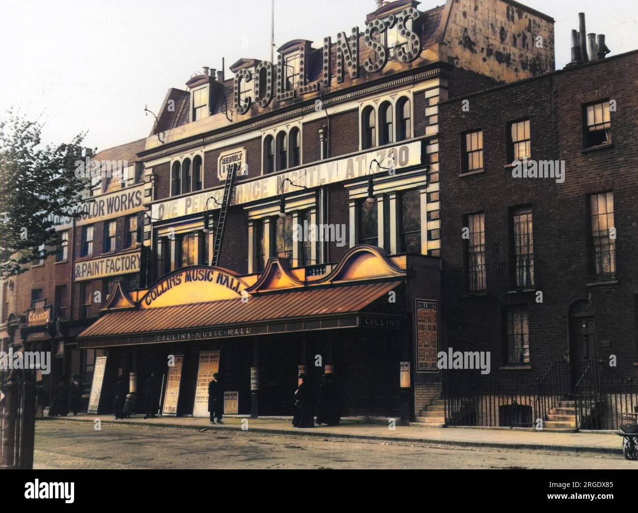 Exterior view of Collins Music Hall, Islington, London Stock Photo - Alamy