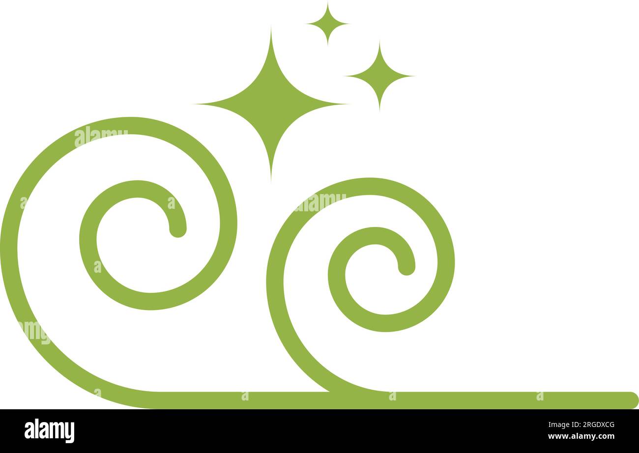 Isolated outline of a wind icon Vector Stock Vector Image & Art - Alamy