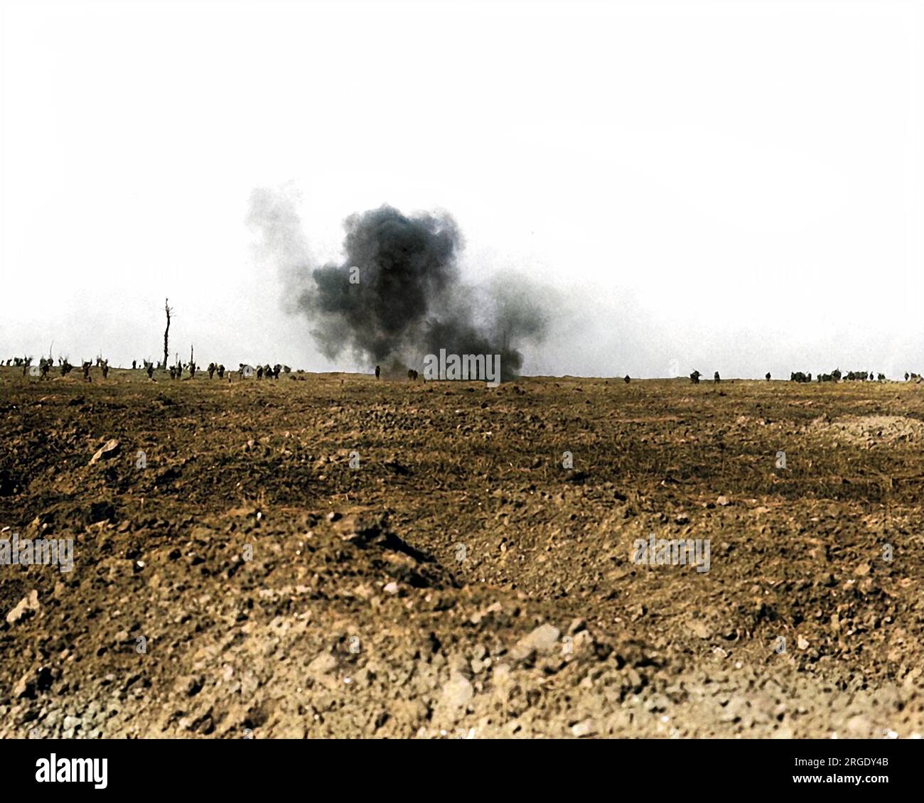 World war one battle british troops hi-res stock photography and images ...