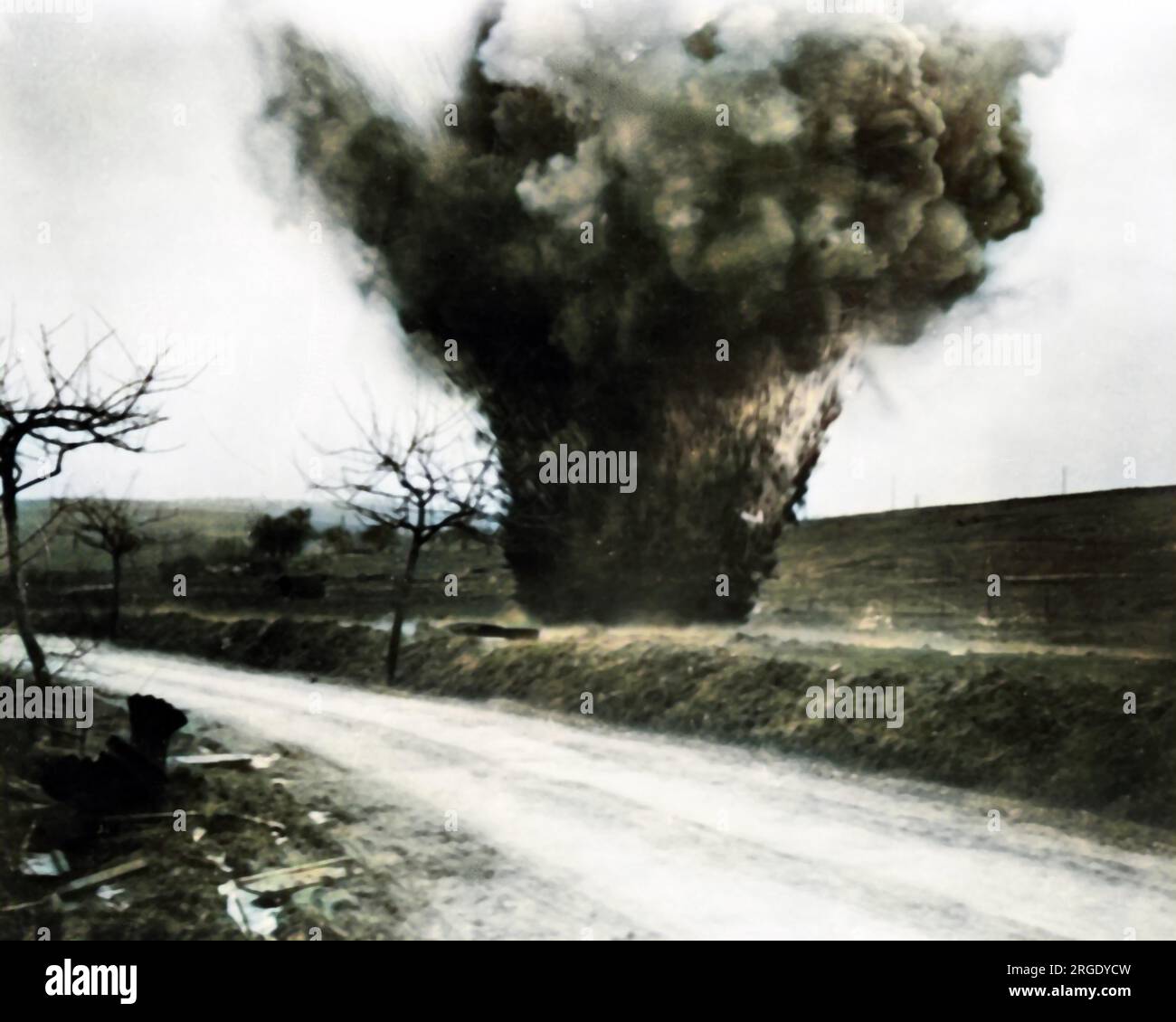 Roadside bomb explosion hi-res stock photography and images - Alamy